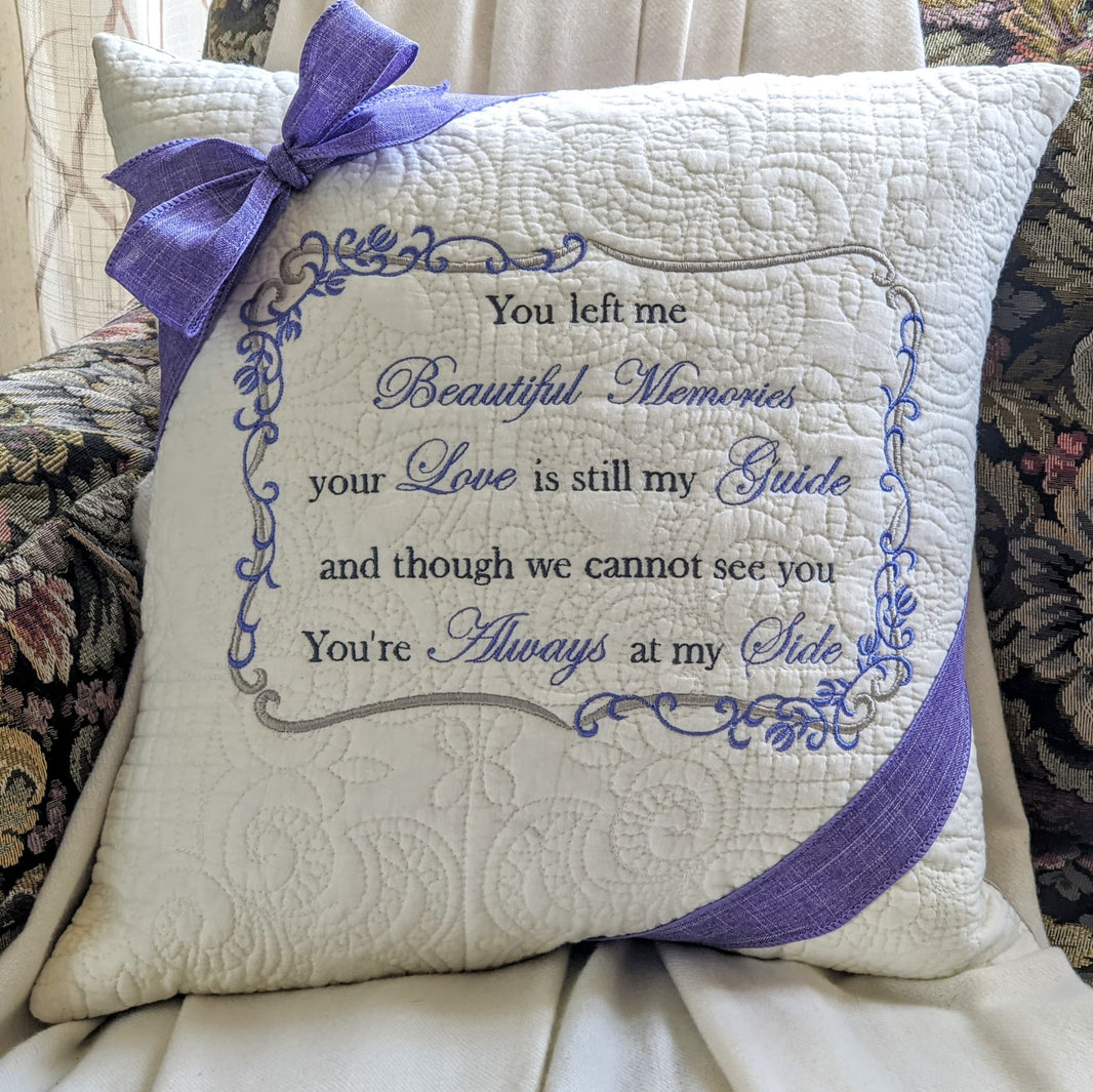 Sympathy Pillows – Hollyhock Designs